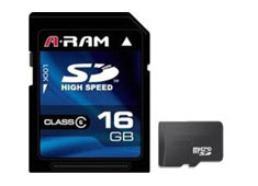 Buy A-RAM 16GB Class 6 Micro SD Card [ARSDMCL6-16GB] | PC Case Gear ...
