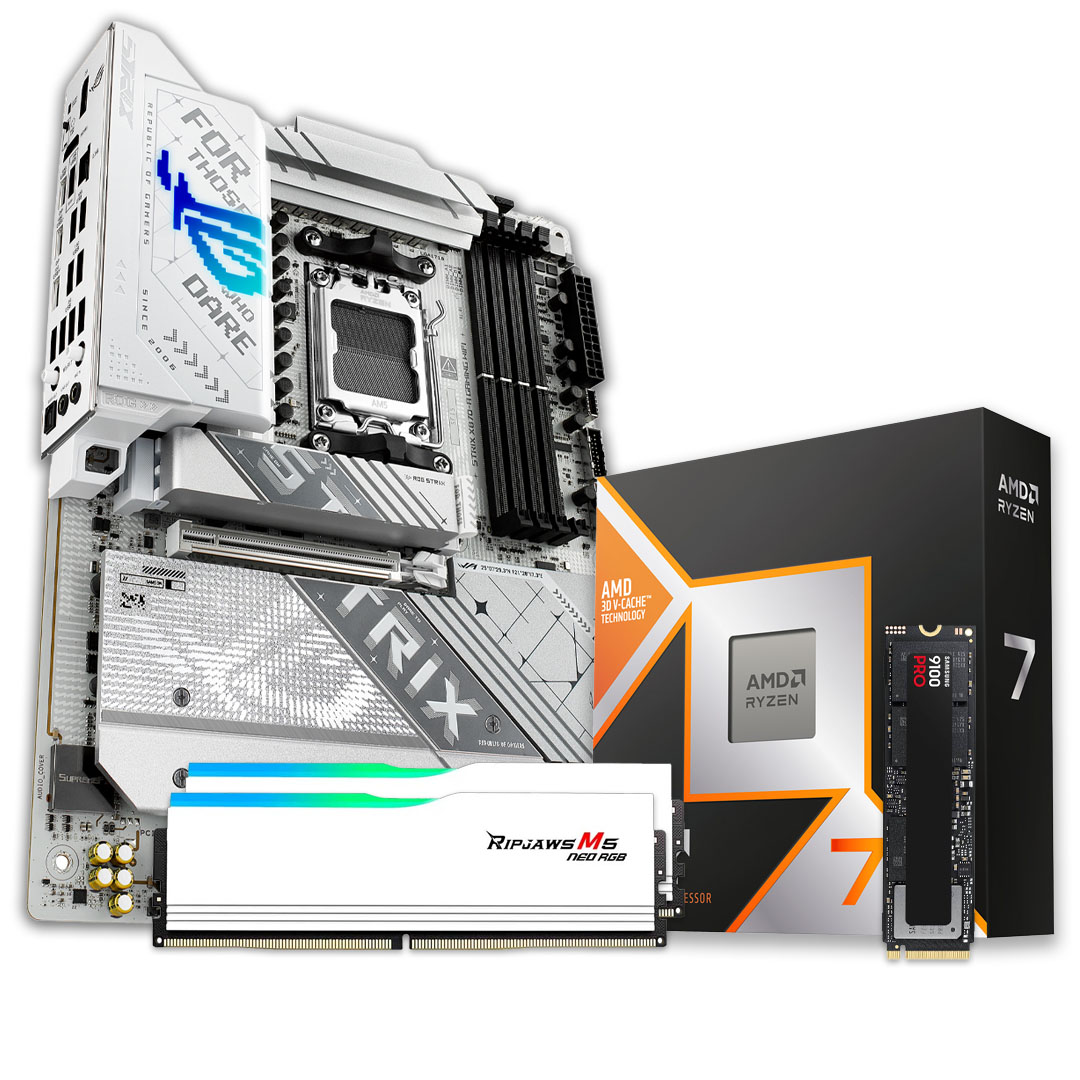 ASUS ROG Strix 9800X3D 32GB 1TB Ripsnorter Light Bundle | PC Case Gear
