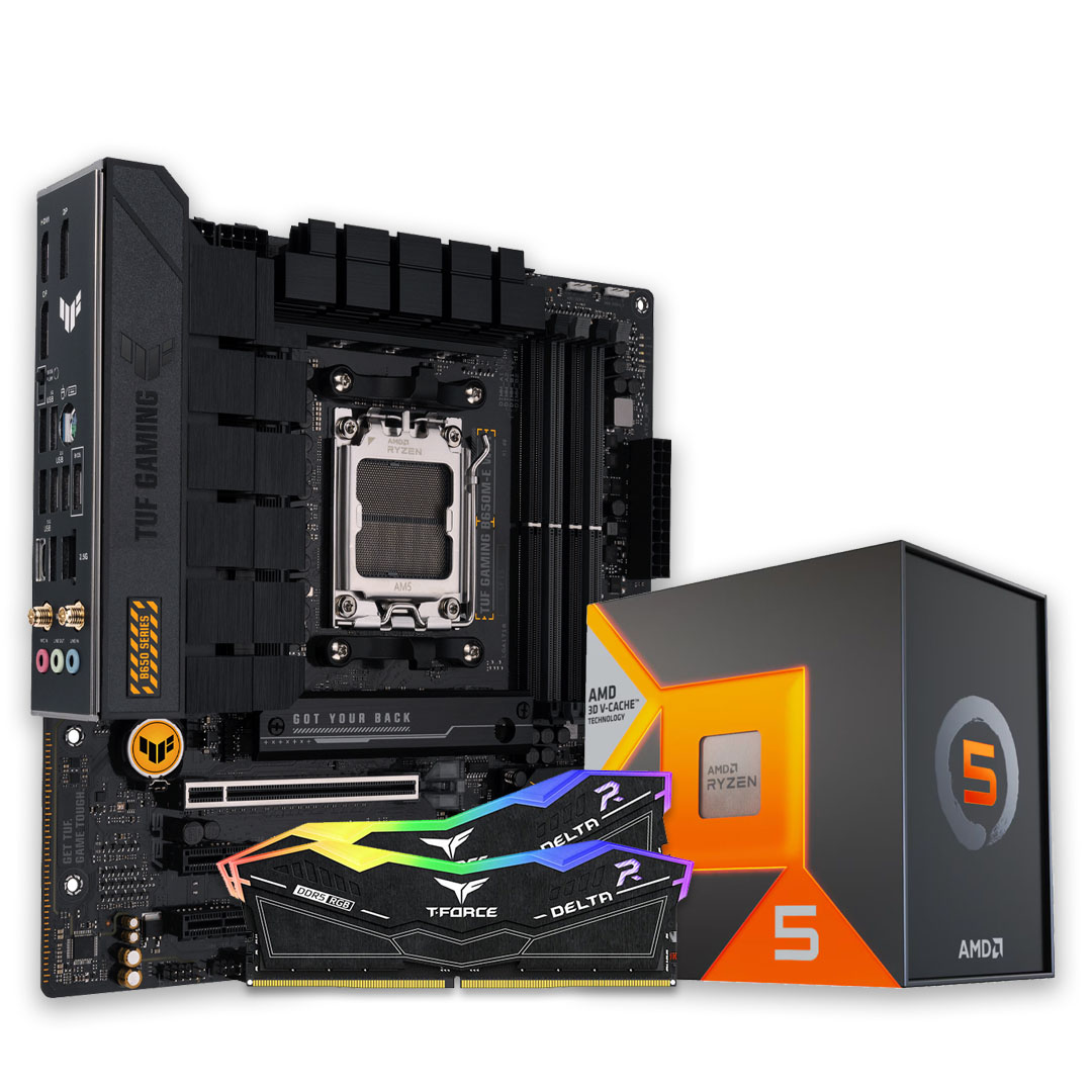 ASUS TUF 7600X3D Eco Round Bundle | PC Case Gear