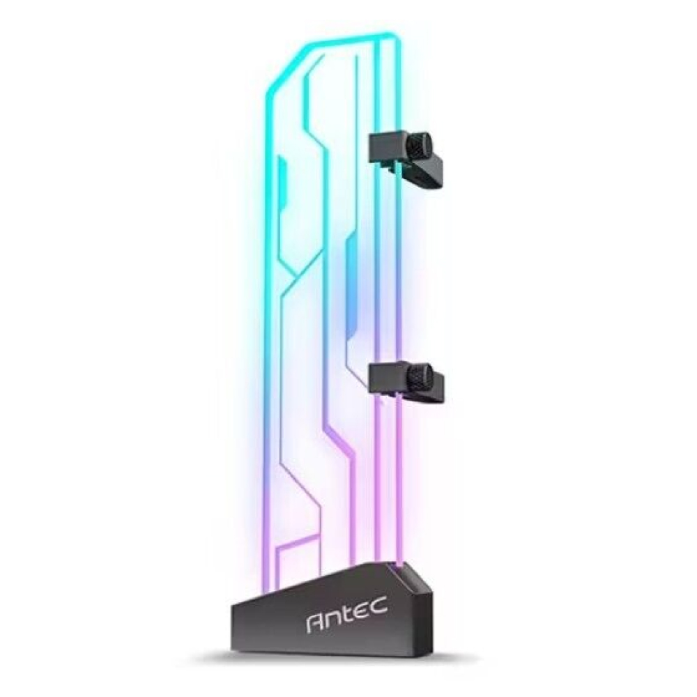 Buy Antec ARGB Tempered Glass GPU Support Bracket [AT-GPUH-ARGB-TG-BK ...