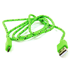 Buy Astrotek USB 2.0 to Micro USB Nylon Cable 1m Green [AT ...