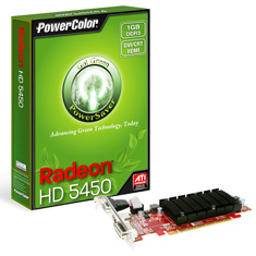Buy PowerColor Radeon HD5450 1GB Go Green [AX5450-1GBK3-SH] | PC Case ...