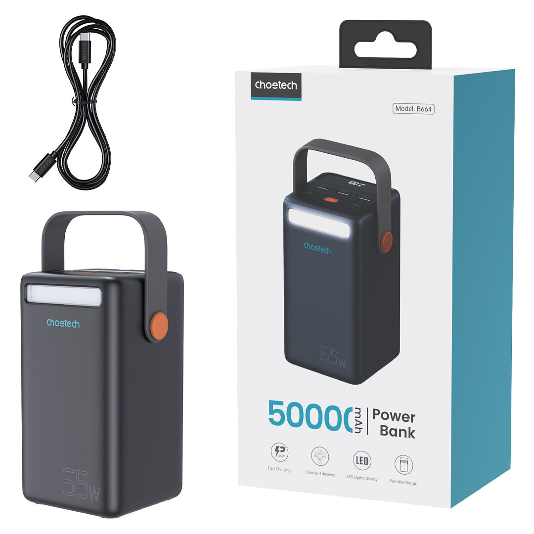 Buy Chotech B664 50000mAh PD65W Power Bank [B664] | PC Case Gear Australia