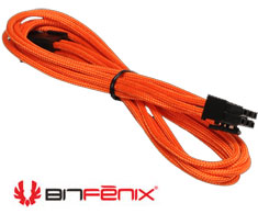 Buy BitFenix Sleeved 6-Pin VGA Power Cable 45cm Orange [BFA-MSC ...