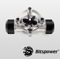 Buy Bitspower Flow Indicator Matte Black [BP-FI-CLBKMBK] | PC Case Gear ...