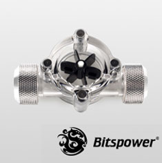 Buy Bitspower Flow Indicator Silver Shining [BP-FI-CLBKSL] | PC Case ...