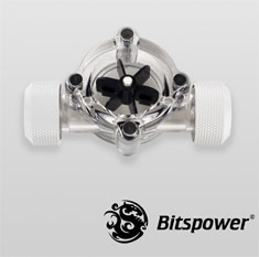 Buy Bitspower Flow Indicator Deluxe White [BP-FI-CLBKWH] | PC Case Gear ...