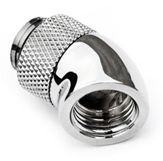 Buy Bitspower G1/4 Silver Shining Rotary 45 Degree Adapter [BP-45R ...