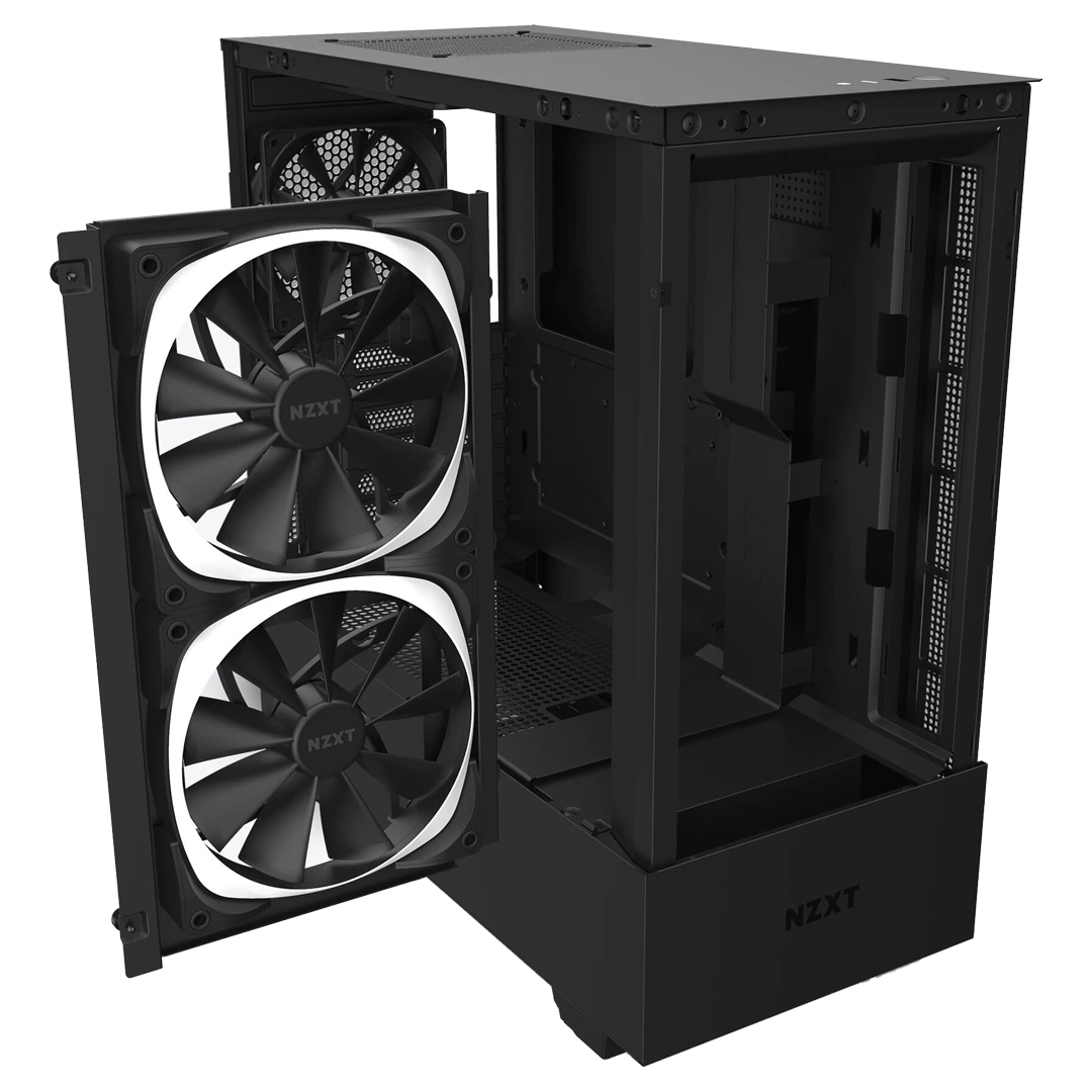 Buy NZXT H510 Elite RGB Mid Tower Case Matte Black/Black [CA-H510E-B1 ...