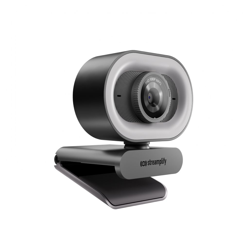 Buy Streamplify CAM PLUS FHD 60 FPS Webcam [CAM-PLUS-FHD-2M60-LIGHT-BK] | PC Case Gear Australia