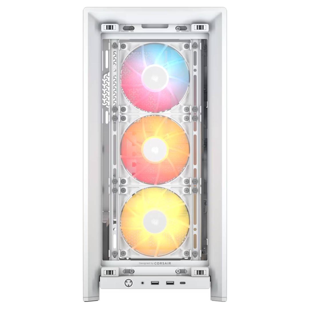 Buy Corsair Frame 4000D RS ARGB Modular Mid Tower PC Case White [CC ...