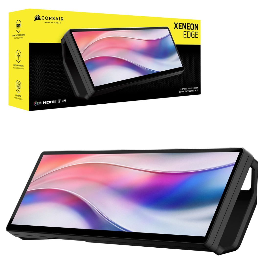 Buy Corsair Xeneon Edge 14.5in IPS Touchscreen LCD Black [CC-9011306-WW] | PC Case Gear Australia