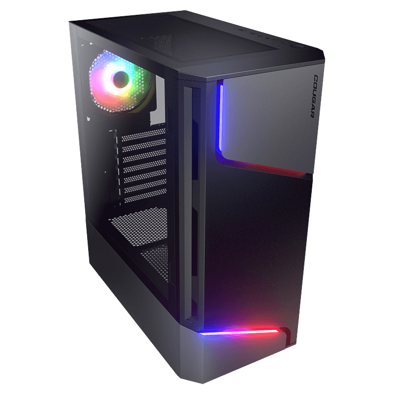 Buy Cougar MX360-RGB Mid-Tower Case [CGR-MX360-RGB] | PC Case Gear Australia