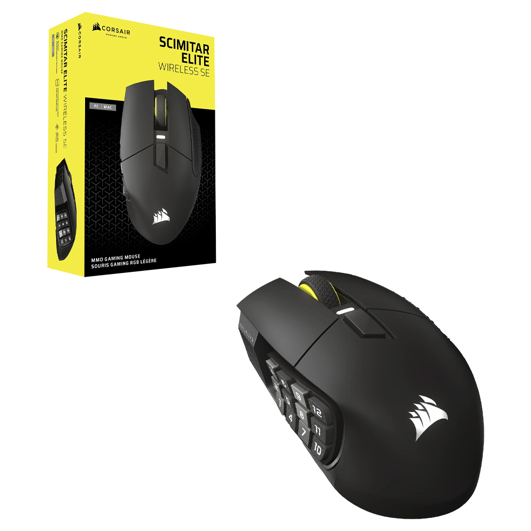 Buy Corsair Scimitar Elite Wireless SE Gaming Mouse Gun Metal [CH ...