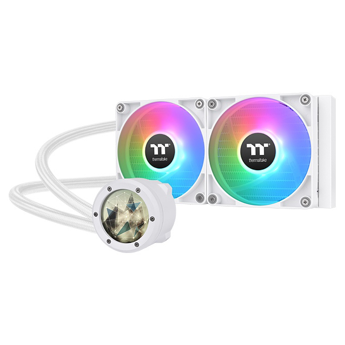 Buy Thermaltake TH240 V2 Ultra ARGB 2.1in LCD AIO Liquid Cooler Snow ...