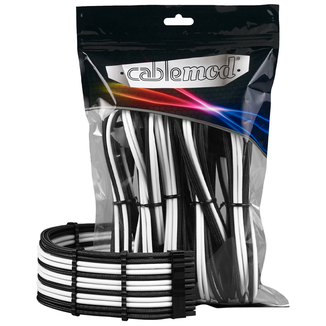 Buy CableMod Pro ModMesh 12VHPWR Cable Extension Kit Black White [CM ...