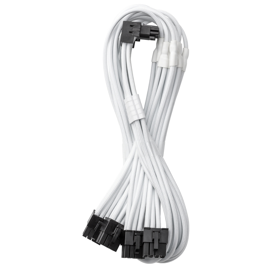 Buy CableMod ModFlex 12V-2x6 90 Deg PCIe Cable for Corsair Variant A Quad 8-pin White [CM-PCSR ...
