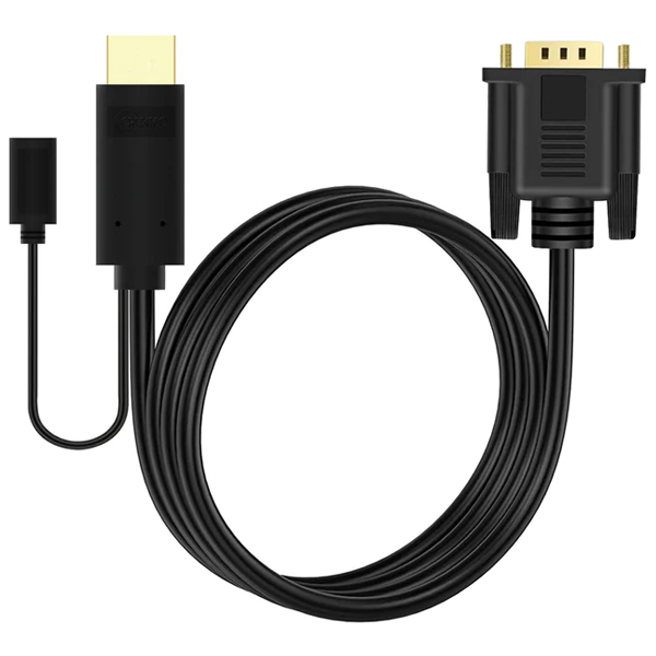 Buy Cruxtec HDMI Male to VGA Male Cable With Micro USB 2m [CRUXTEC-HTV ...