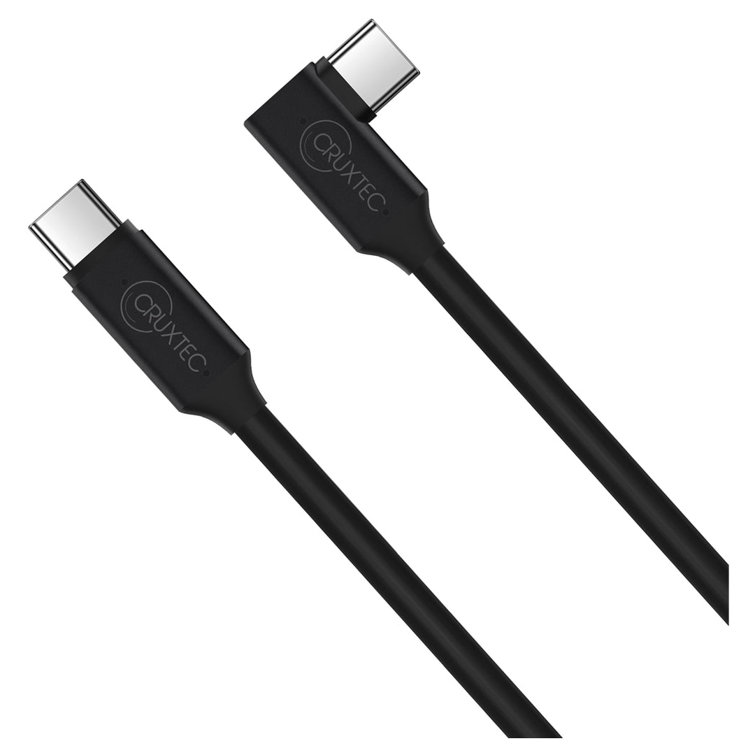 Buy Cruxtec Optical Fiber USB-C to USB-C 90 Degree Angle VR Cable 5m ...