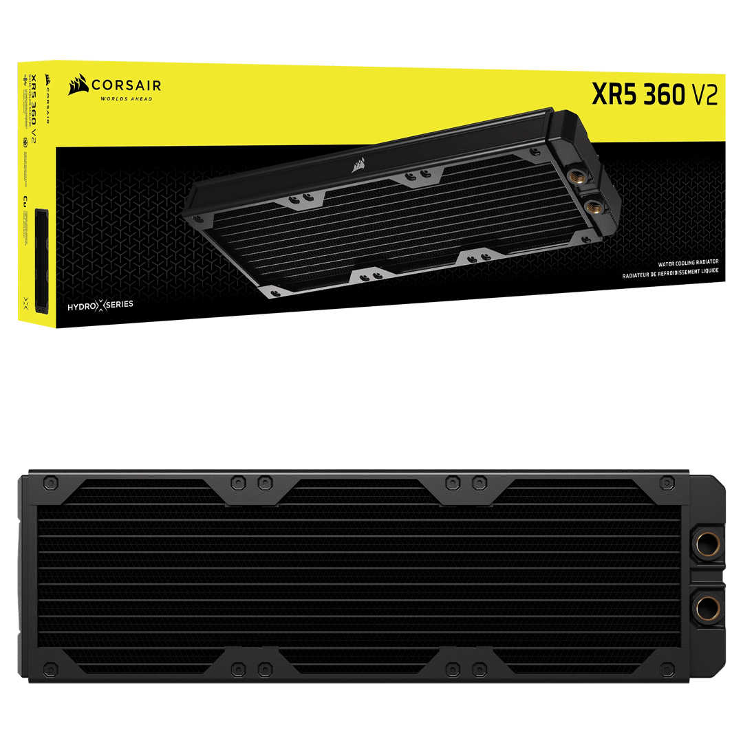 Buy Corsair Hydro X Series XR5 V2 Radiator 360mm Black [CX-9033003-WW ...