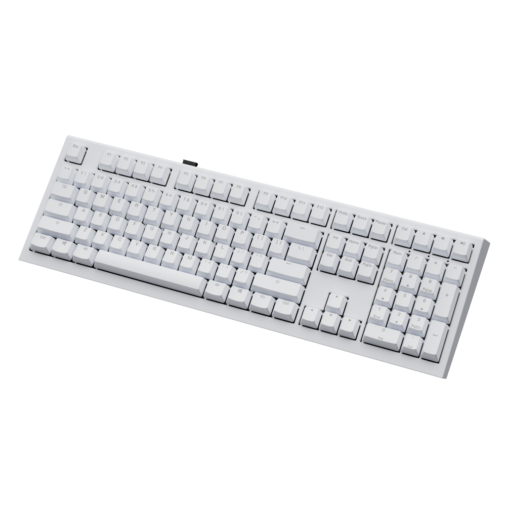 Buy Ducky One X Wireless Analog Inductive Keyboard White [DKON2408AST3 ...