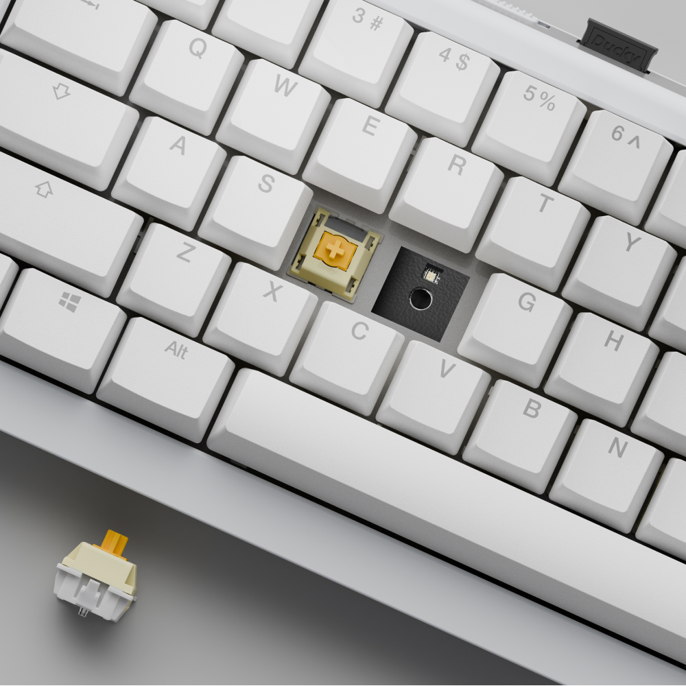 Buy Ducky One X Wireless Analog Inductive Keyboard White [DKON2408AST3 ...