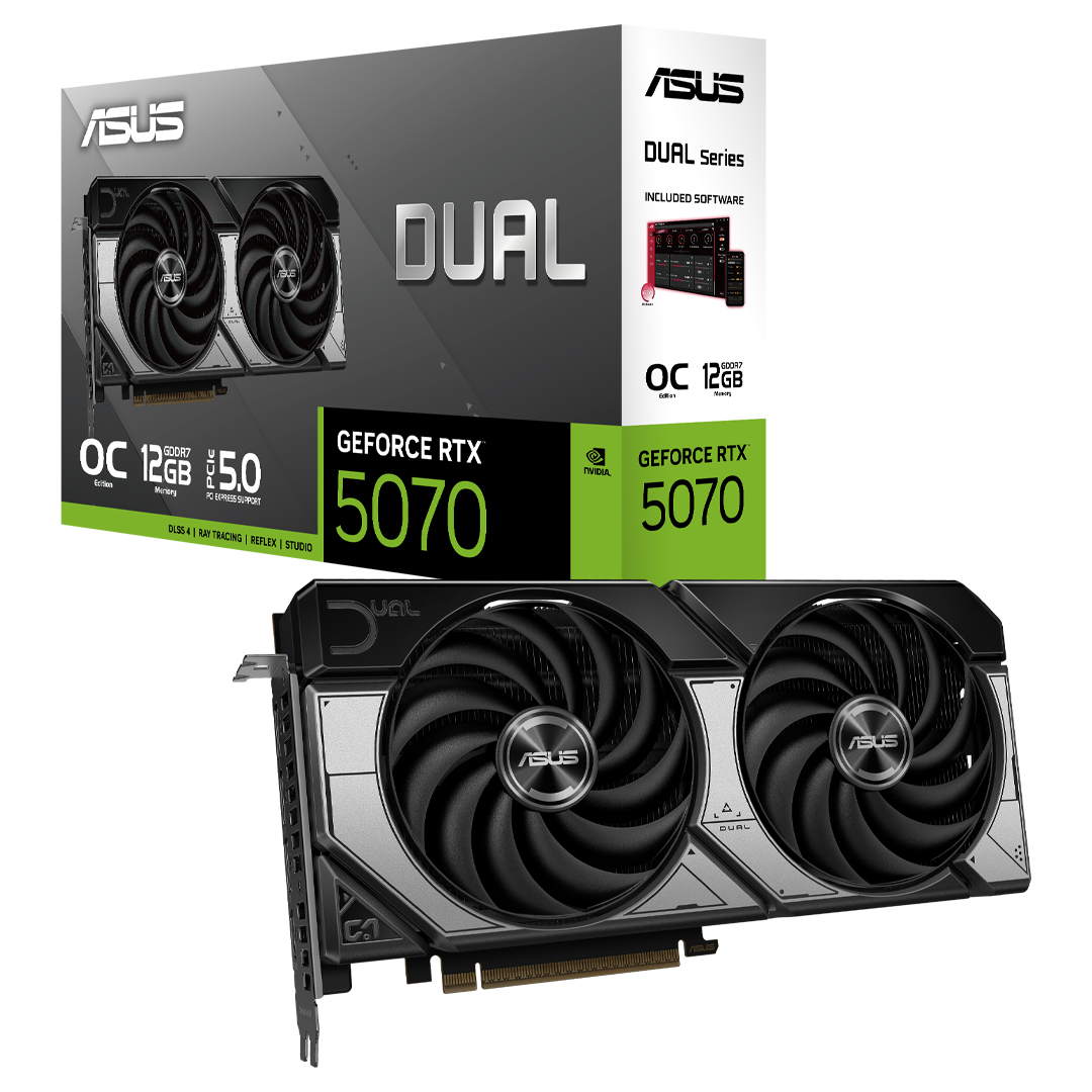 Buy ASUS GeForce RTX 5070 Dual OC GDDR7 12GB [DUAL-RTX5070-O12G] | PC ...