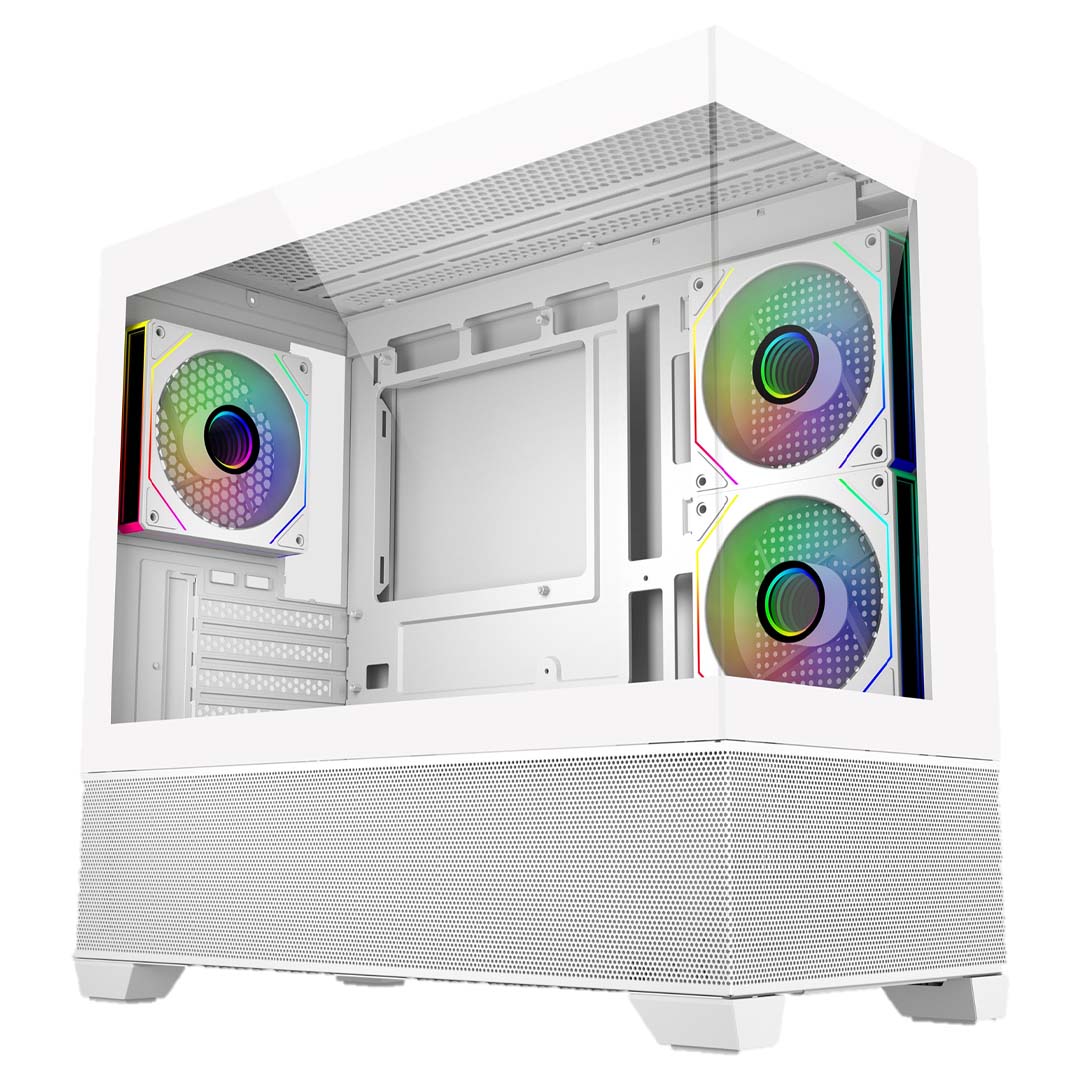 Buy Cooler Master Elite 490 mATX TG Case White [E490-WHNN-S00] | PC ...