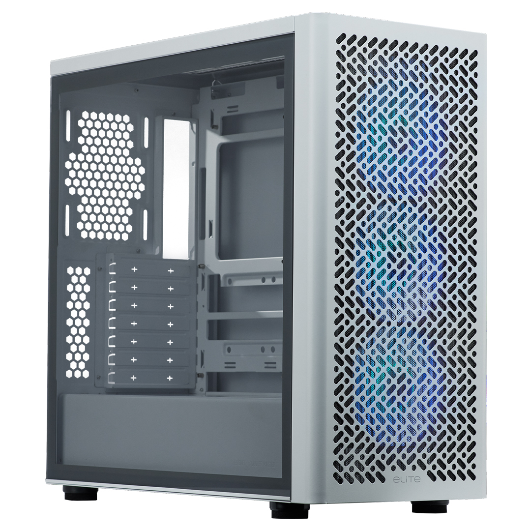 Buy Cooler Master Elite 502 ARGB Mid Tower Case White [E502-WGNN-SAZ ...