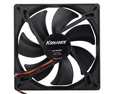 Buy Koolance 140mm 91CFM Fan [FAN-14025HBK] | PC Case Gear Australia