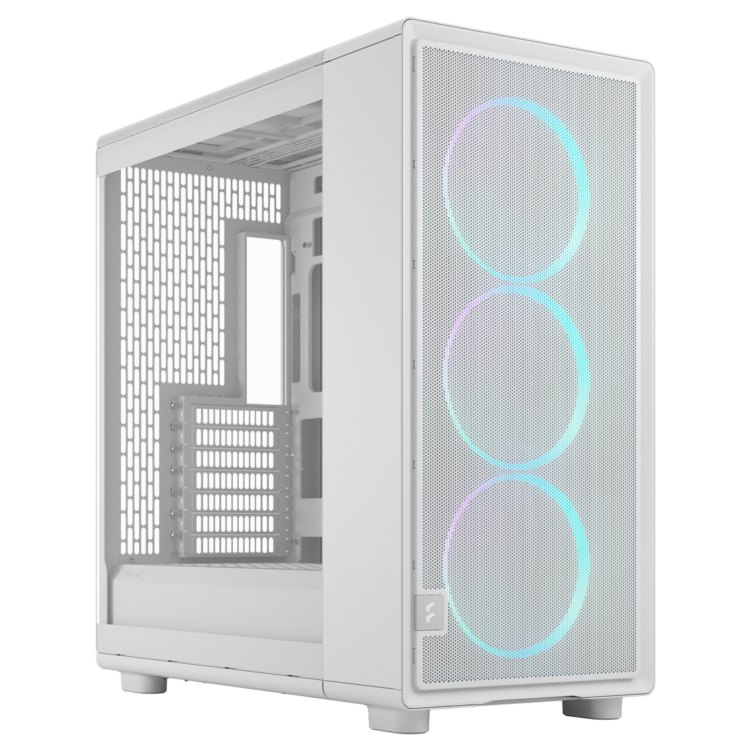 Buy Fractal Design Epoch XL White Tempered Glass RGB Clear Tint Case ...
