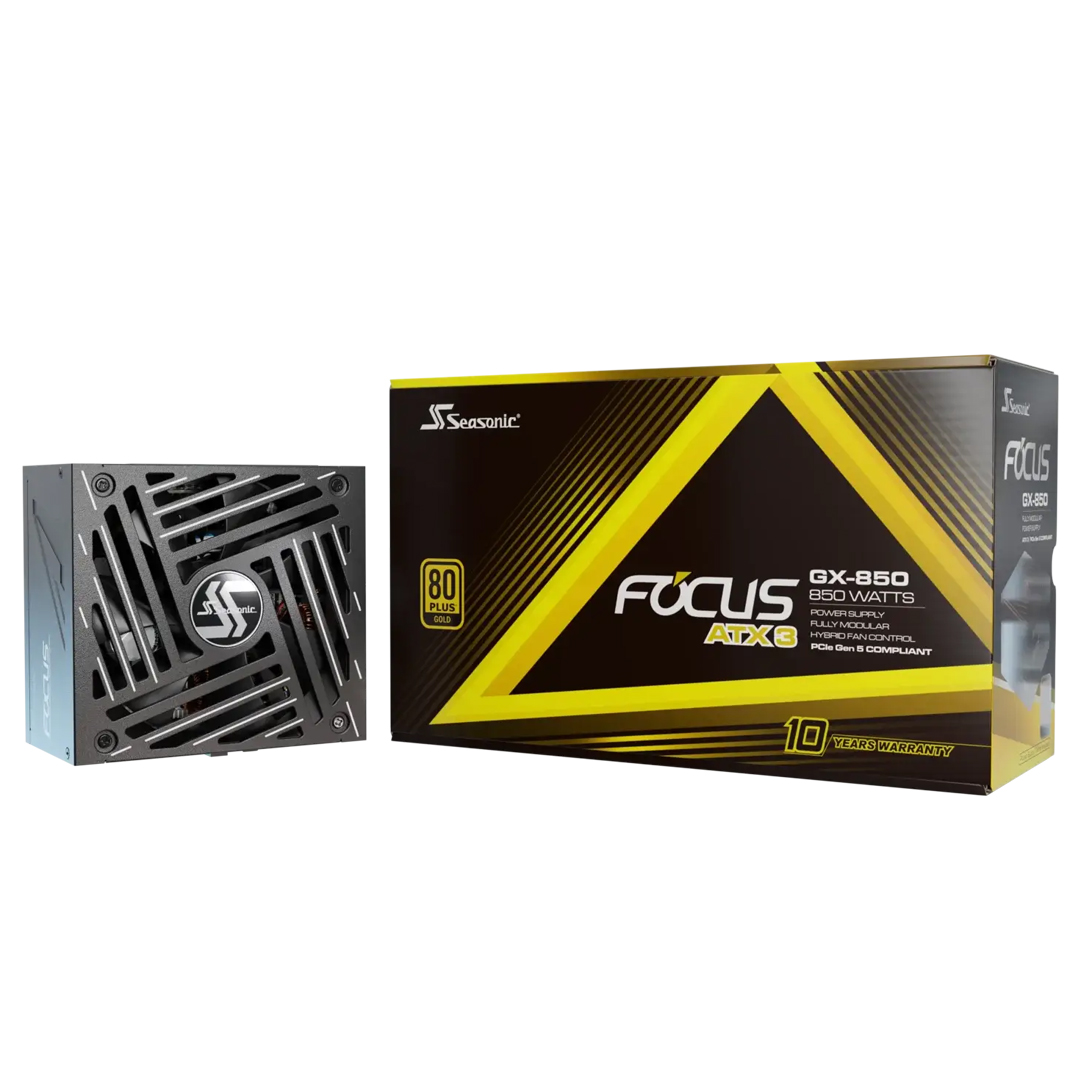 Buy Seasonic Focus GX-850 V4 ATX 3.1 Gold 850W Power Supply Black [FOCUS-GX-BLACK-850V4] | PC ...