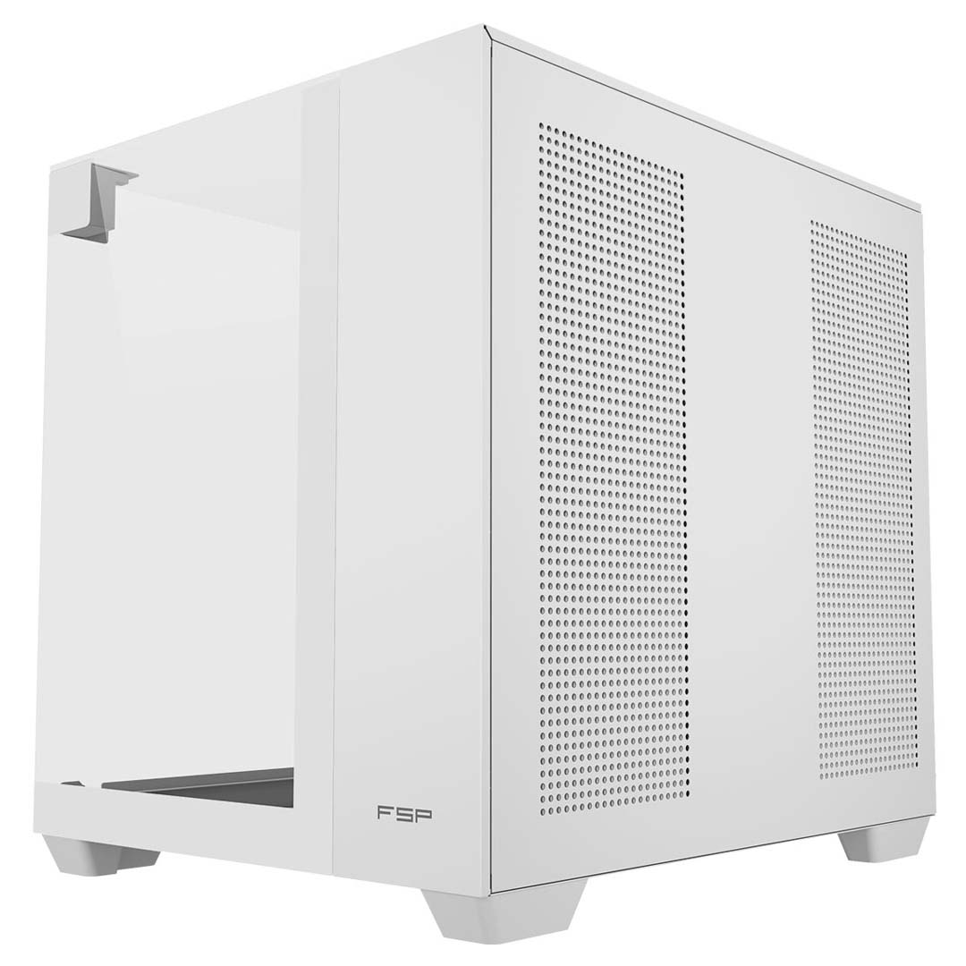 Buy FSP S190-BA Three Tempered Glass ITX Case White [FSP-S190-WA] | PC ...