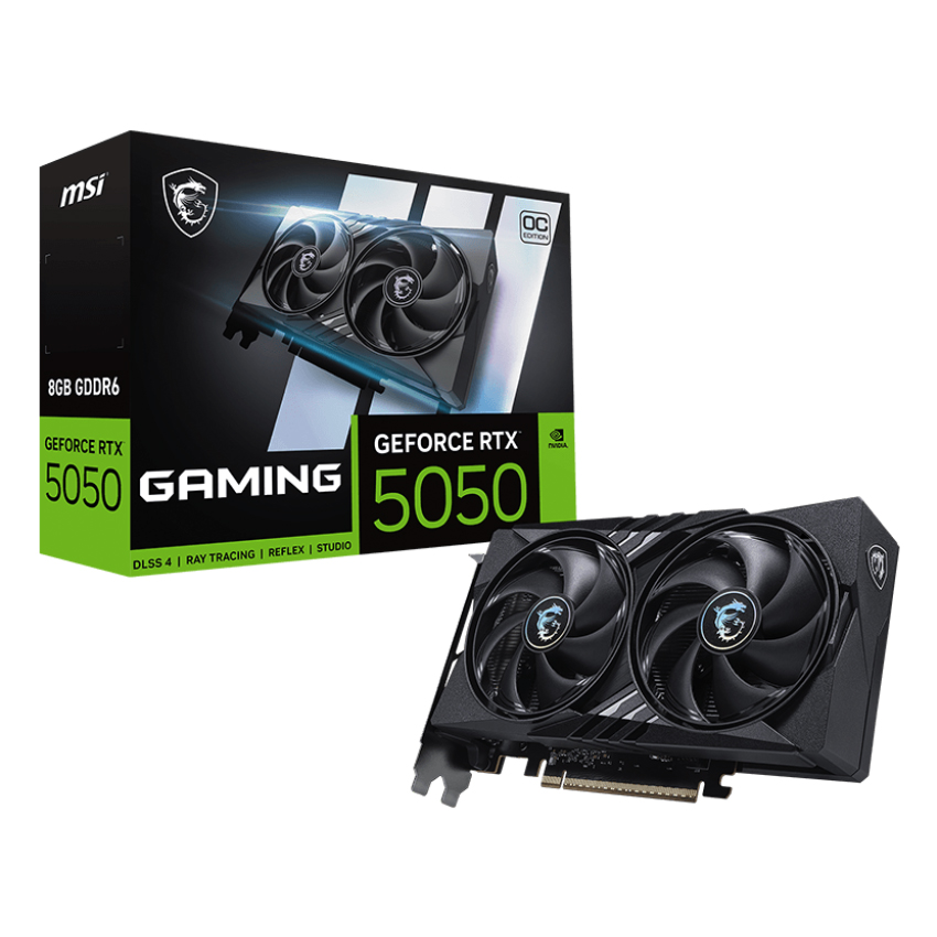 Buy MSI GeForce RTX 5050 Gaming OC 8GB [G5050-8GC] | PC Case Gear Australia