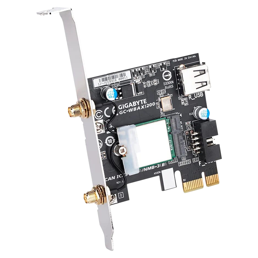 Buy Gigabyte Tri Band WiFi 6 AX PCIe Wireless and Bluetooth Adapter [GC ...