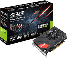 Buy ASUS GeForce GTX 960 Mini OC 2GB [GTX960-MOC-2GD5] | PC Case Gear ...