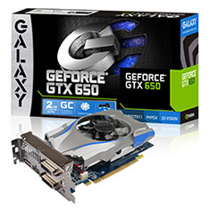 Buy Galaxy GeForce GTX 650 2GB GC [GXY-GTX650-2GD5-GC] | PC Case Gear ...