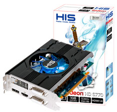 Buy HIS Radeon HD6770 1GB [HIS-6770-1GBD5-V2] | PC Case Gear Australia