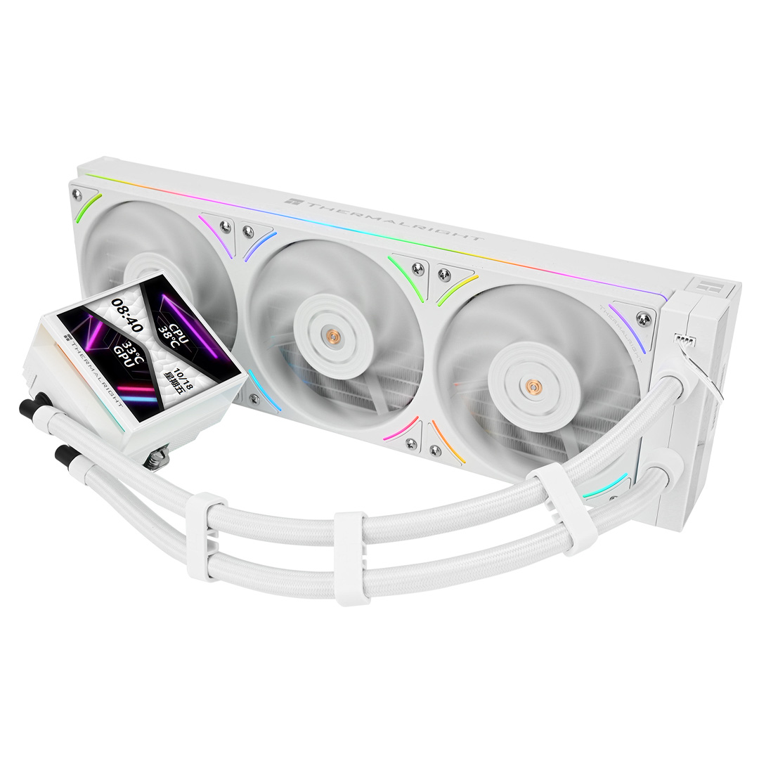Buy Thermalright Hyper Vision ARGB 360mm UB AIO CPU Cooler White [HYPER ...