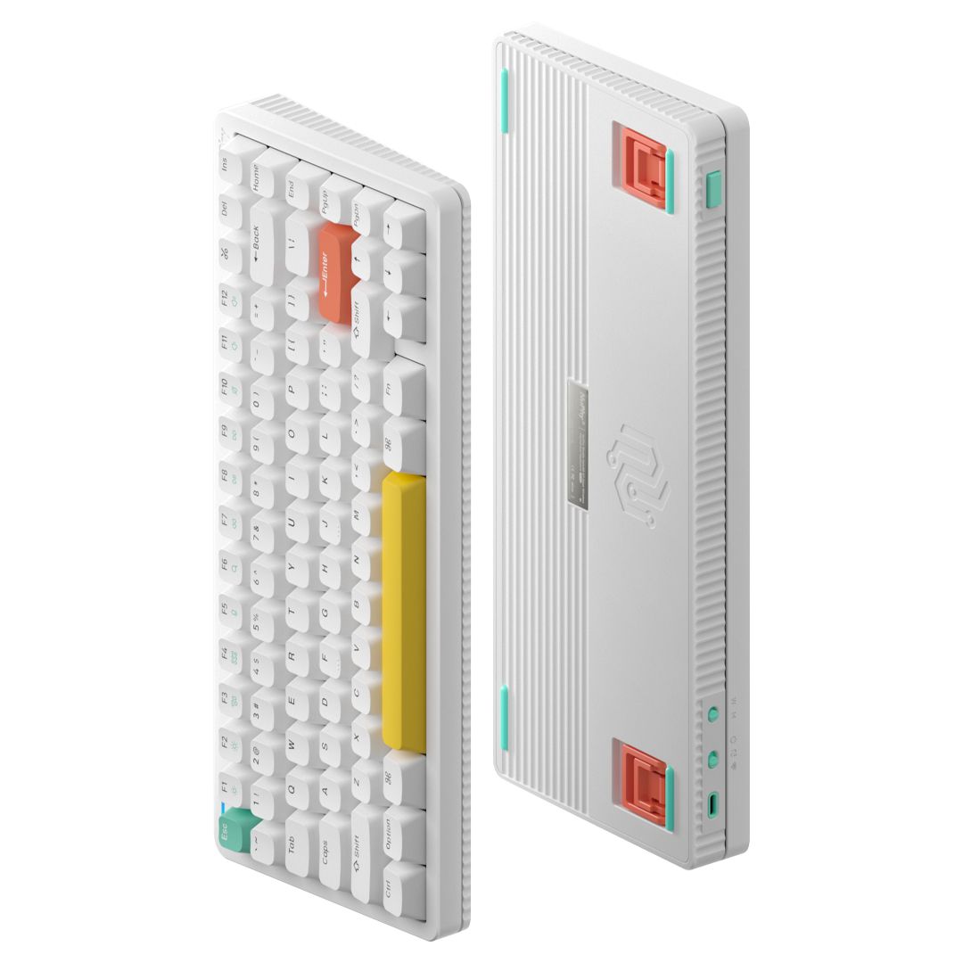 Buy NuPhy Halo75 Hot-Swap Mech Wireless Keyboard Brown Switch White ...