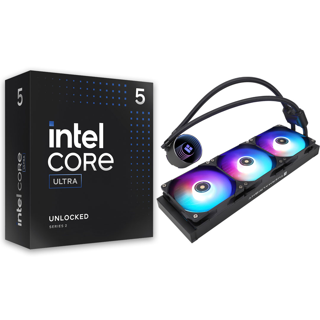Intel Core Ultra 5 245KF Processor 360mm Notte AIO Bundle Black | PC ...