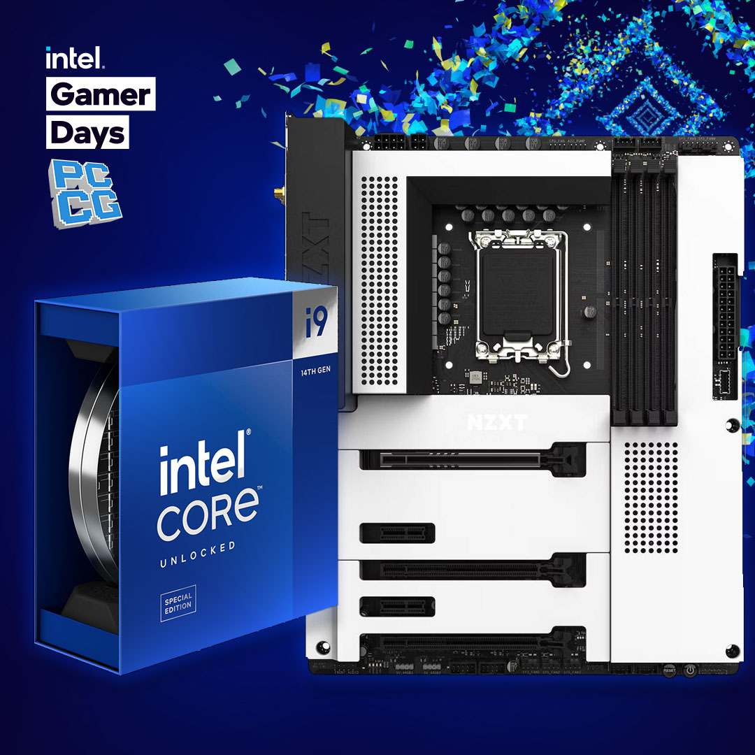 Intel Gamer Days Core i9 14900KS NZXT Bundle White | PC Case Gear