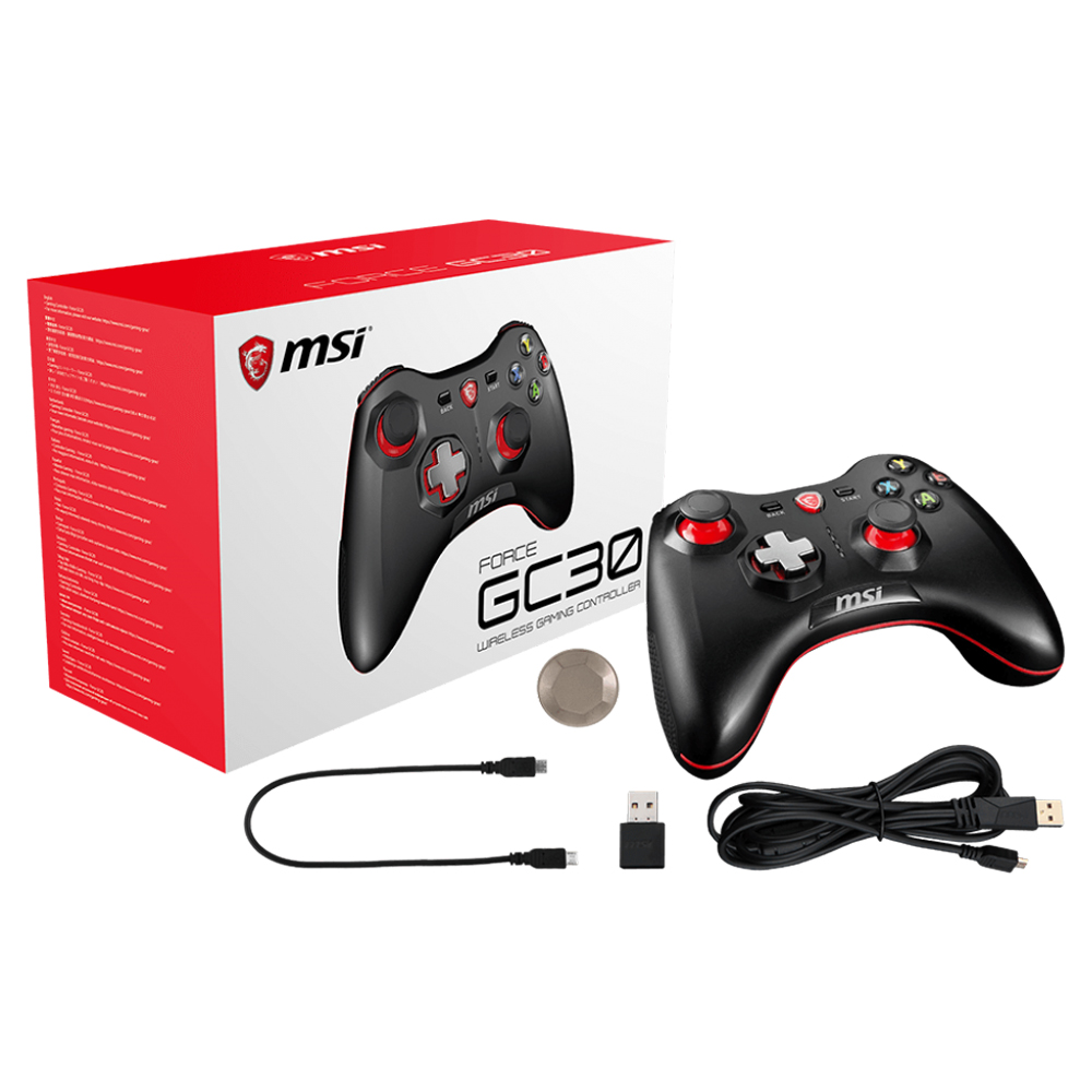 Xbox One Controller Msi Gamepad Force GC30 V2 Wireless Controller ...