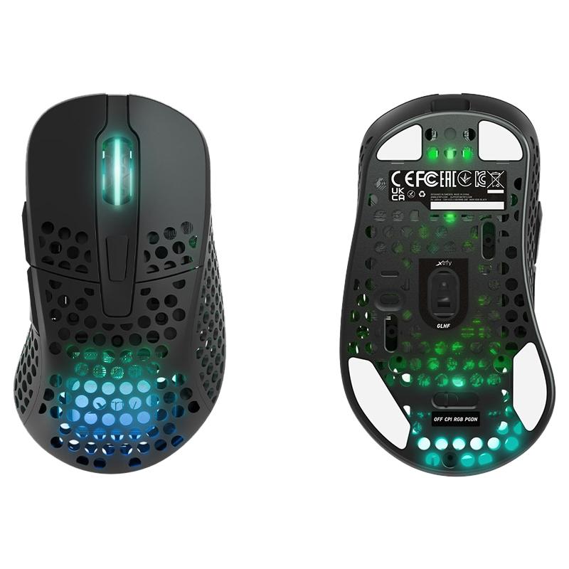 Buy Xtrfy M4 Ultra-Light Wireless RGB Gaming Mouse Black [M4W-RGB-BLACK ...
