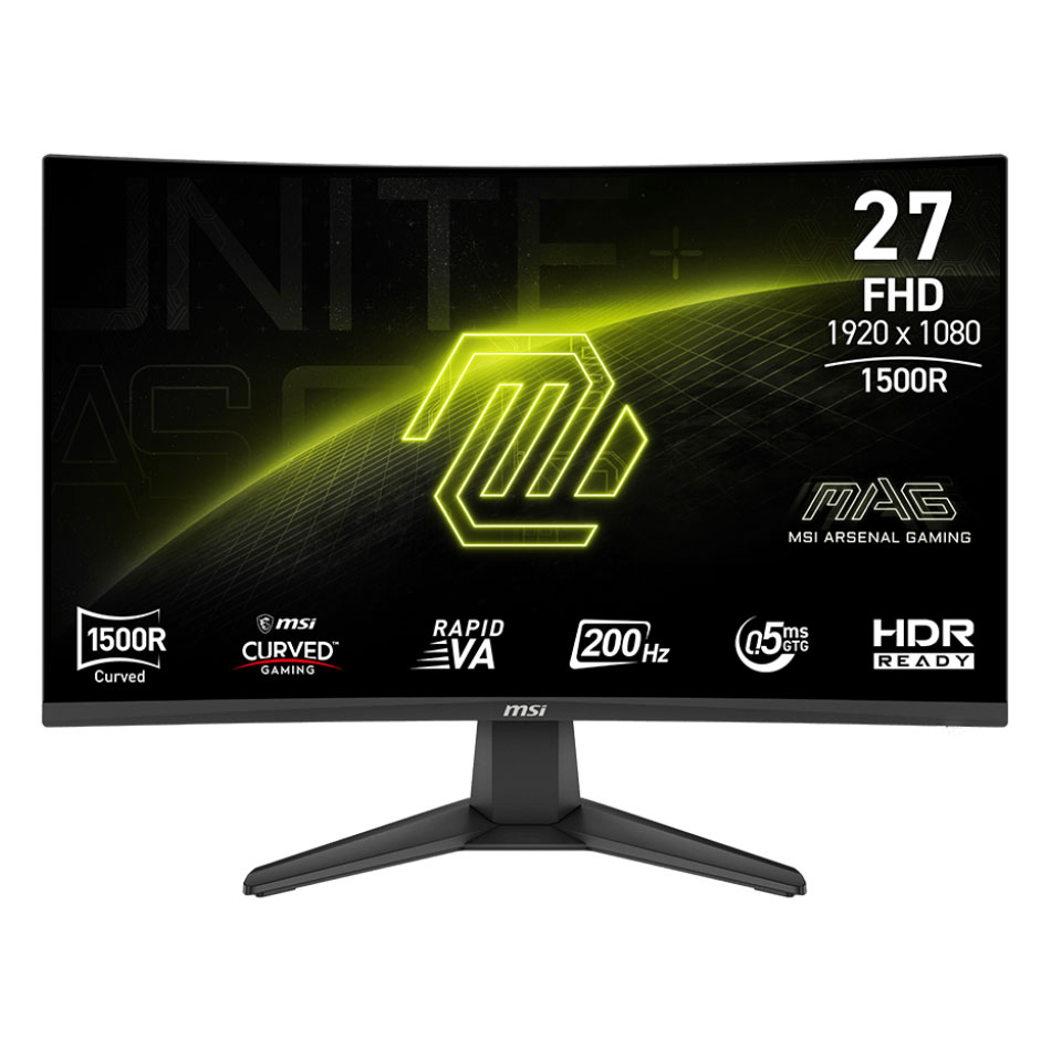 Buy MSI MAG 276CF E20 FHD 200Hz AdaptiveSync HDR Curved 27in Monitor [MAG-276CF-E20] | PC Case ...