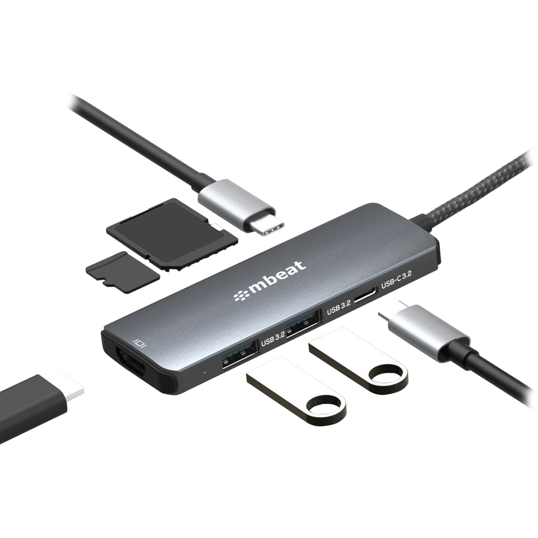 Buy Mbeat Elite 7-in-1 USB-C 3.2 Multifunction Hub [MB-UCD32-U7] | PC ...