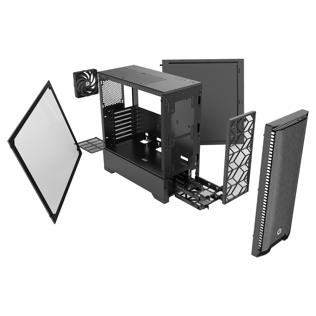 Buy MetallicGear Neo Silent Mid Case Black [MG-NE520S_BK01] | PC Case ...