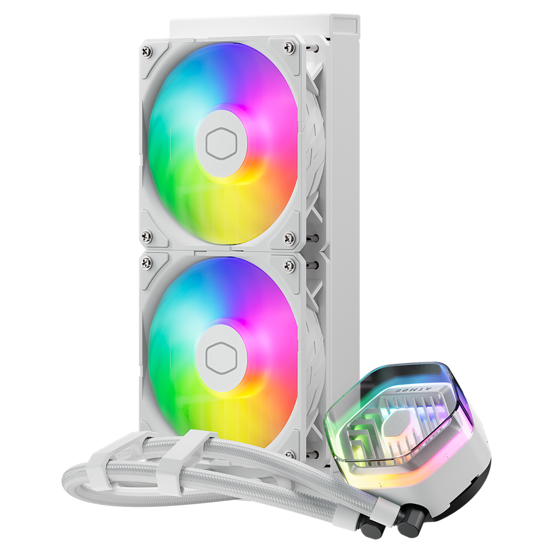 Buy Cooler Master MasterLiquid 240 Atmos AIO CPU Cooler White [MLX-D24M ...