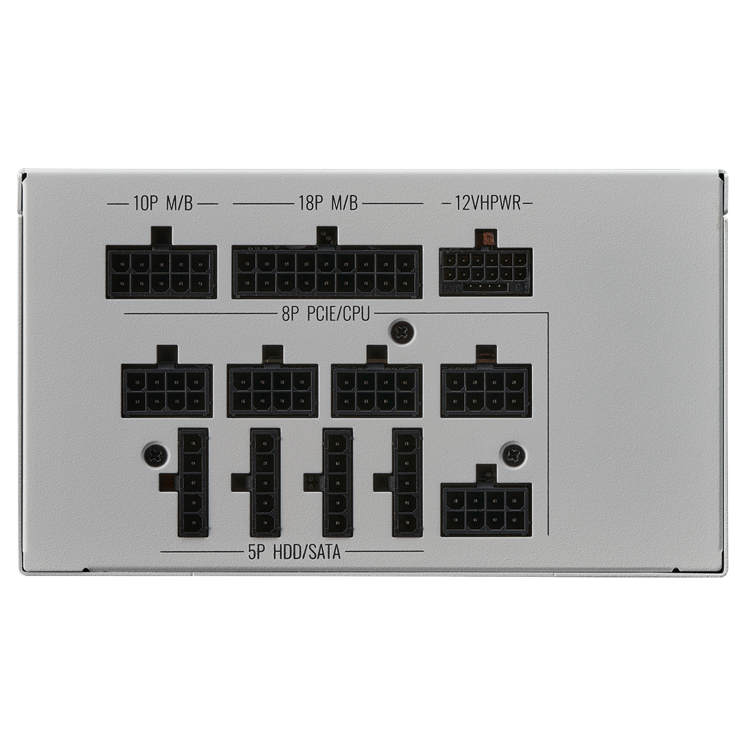 Buy Cooler Master MWE 80 Plus Gold V2 1050w Power Supply White [MPE ...