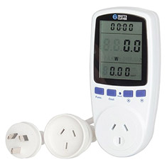 Buy Deluxe Large Screen Power Meter with 1m Extension Lead [MS6119 ...
